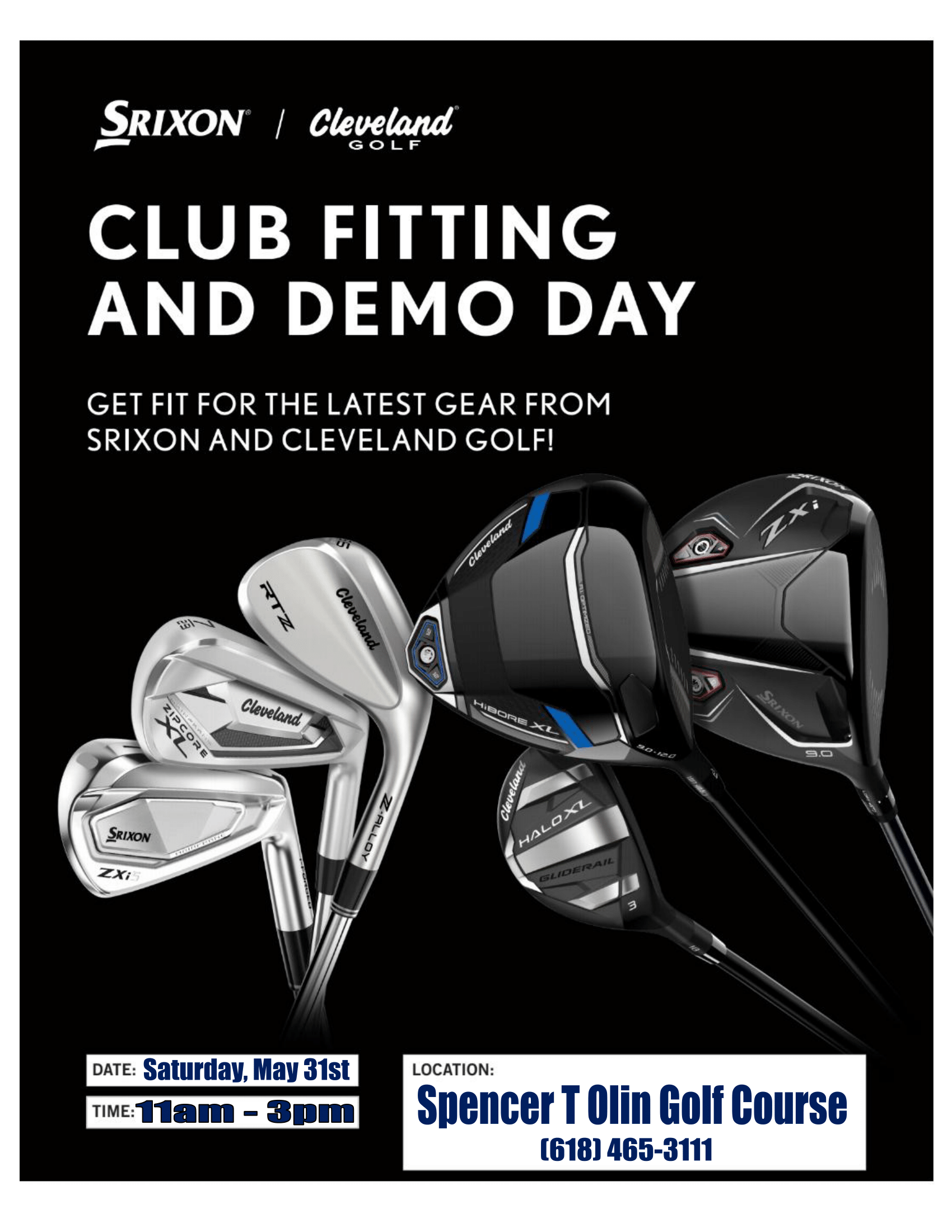 Srixon Club Fitting & Demo Day - Spencer T. Olin Community Golf Course